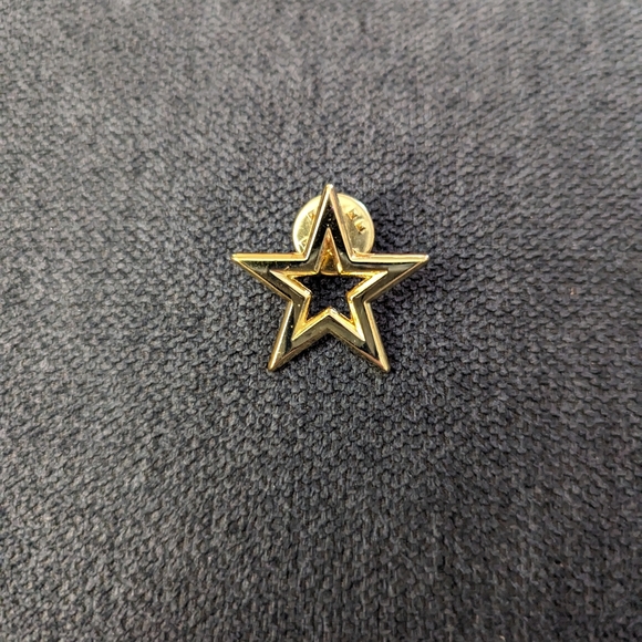 Jewelry | Nwot Gold Plated Star Pin | Poshmark